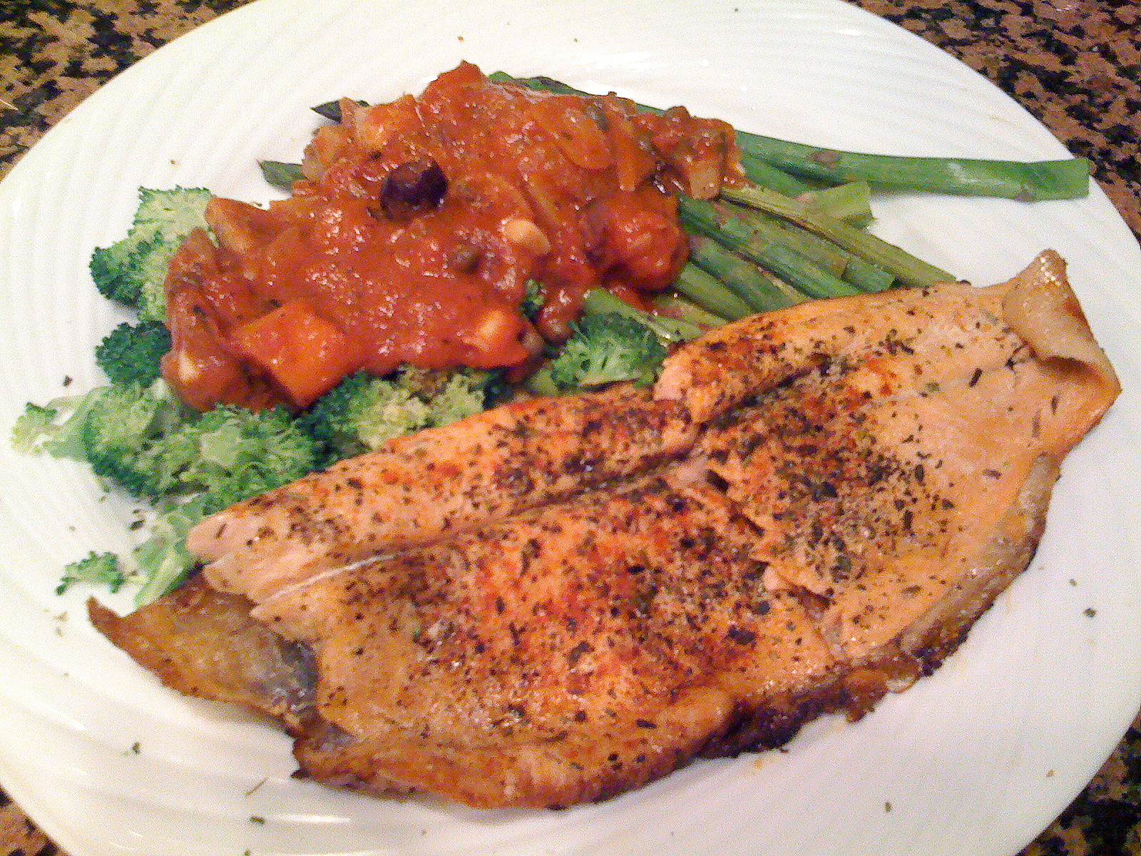 Pan Seared Trout - Marla Meridith